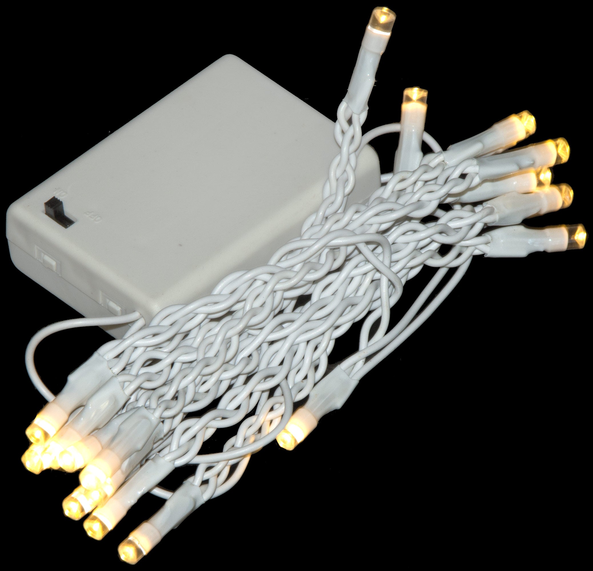 Battery Light Strand: 20 LED Warm White