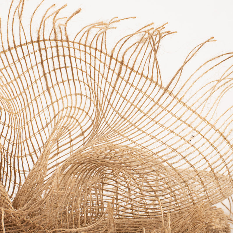 10" Frayed Edge Burlap Mesh: Natural (10 Yards)