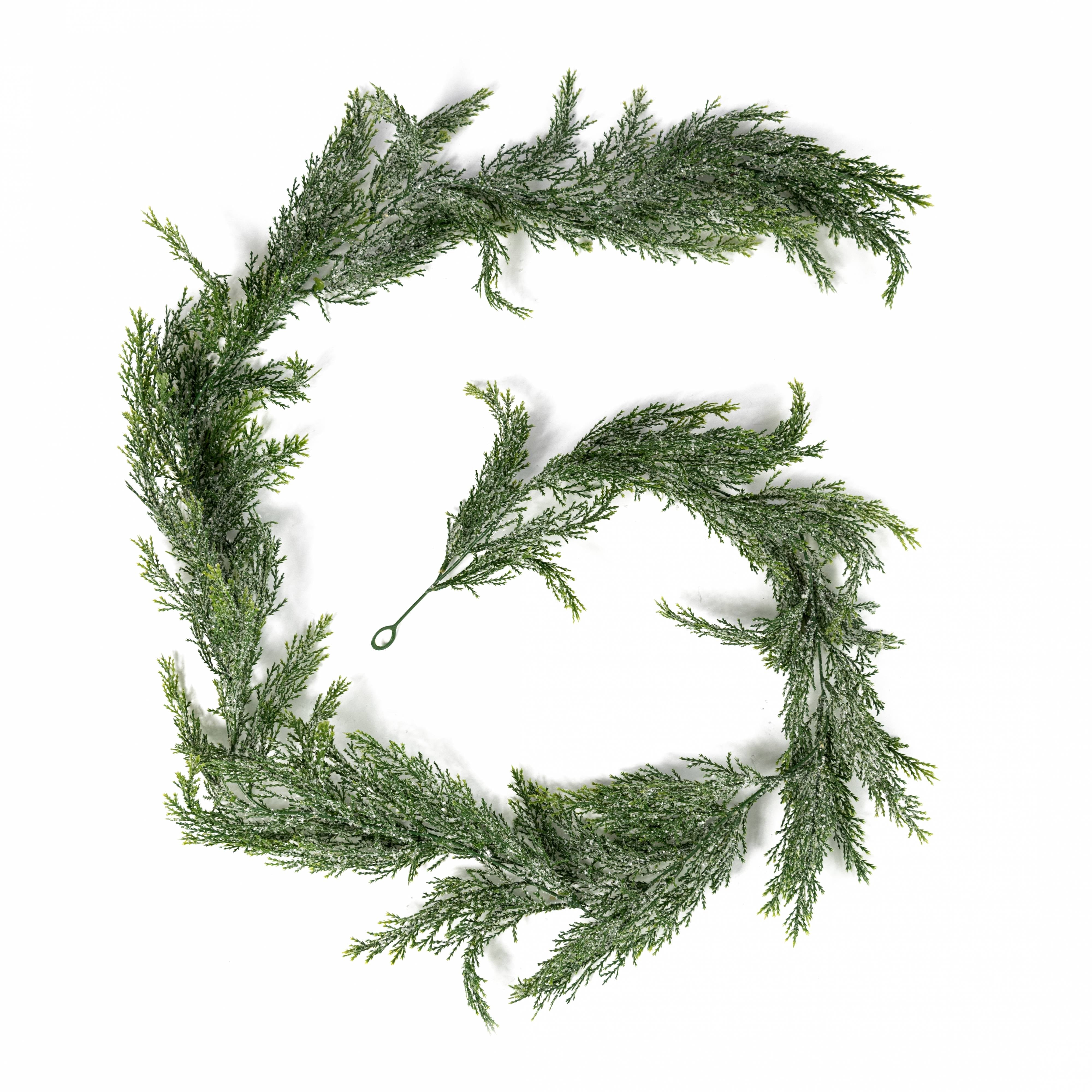 6' Frosted Value Cedar Garland