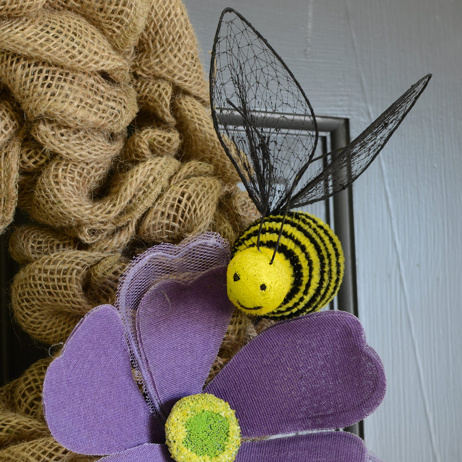 4" Honey Bee Pick: Yellow & Black