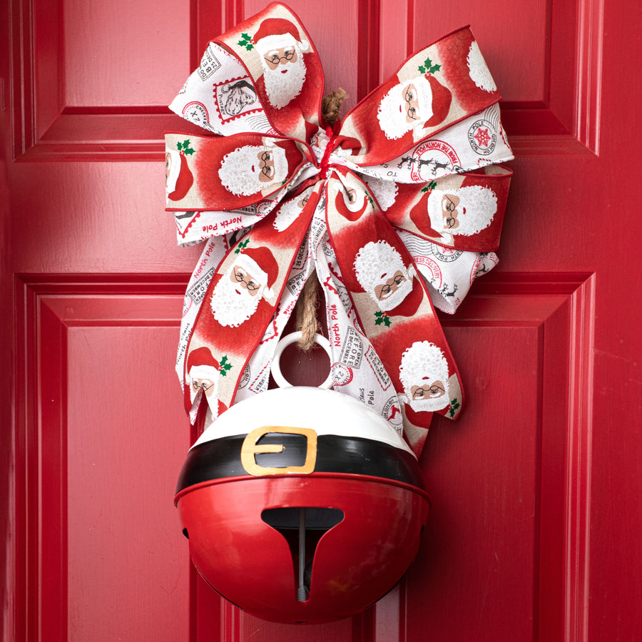 8" Jumbo Jingle Bell: Santa Belt