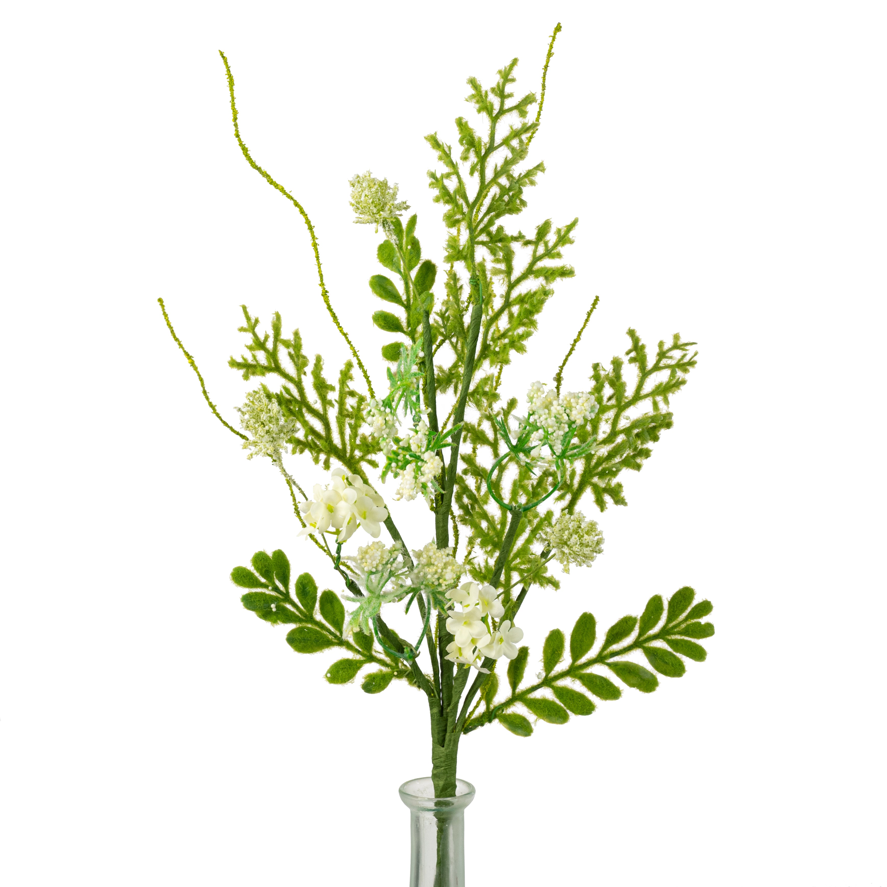 18" Flowering Sedum Filler Pick: Cream