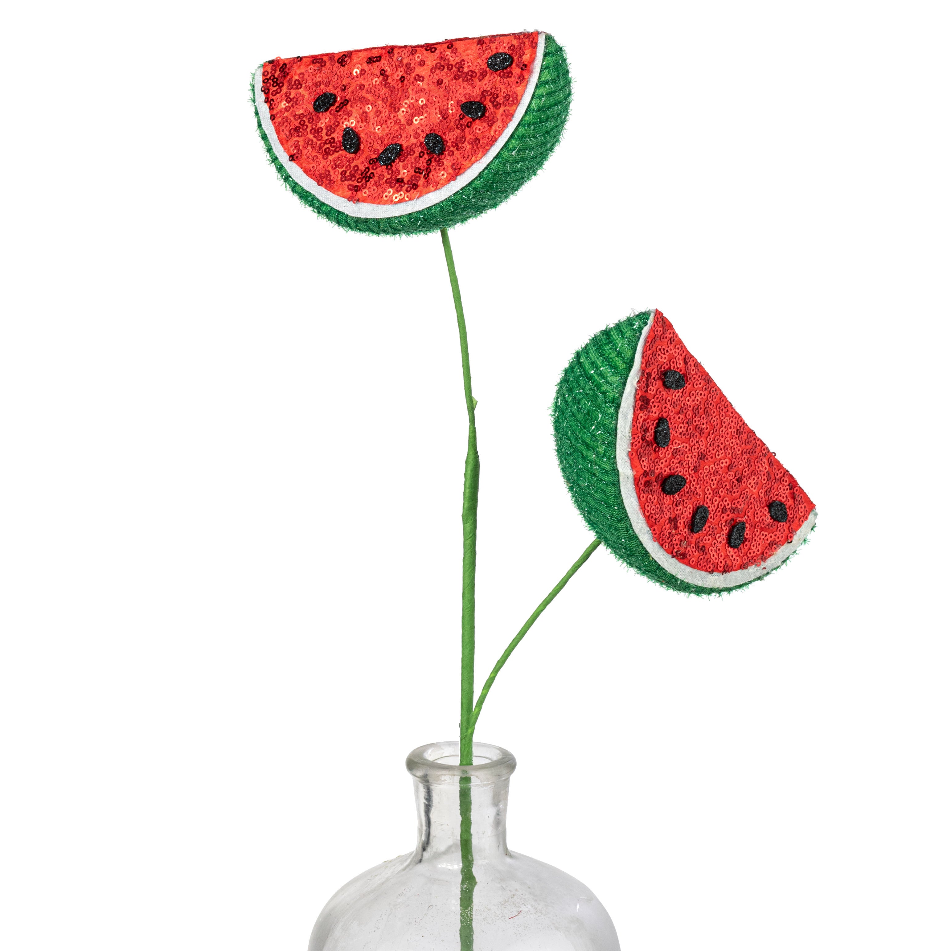 24" Shimmering Sequin Watermelons Spray