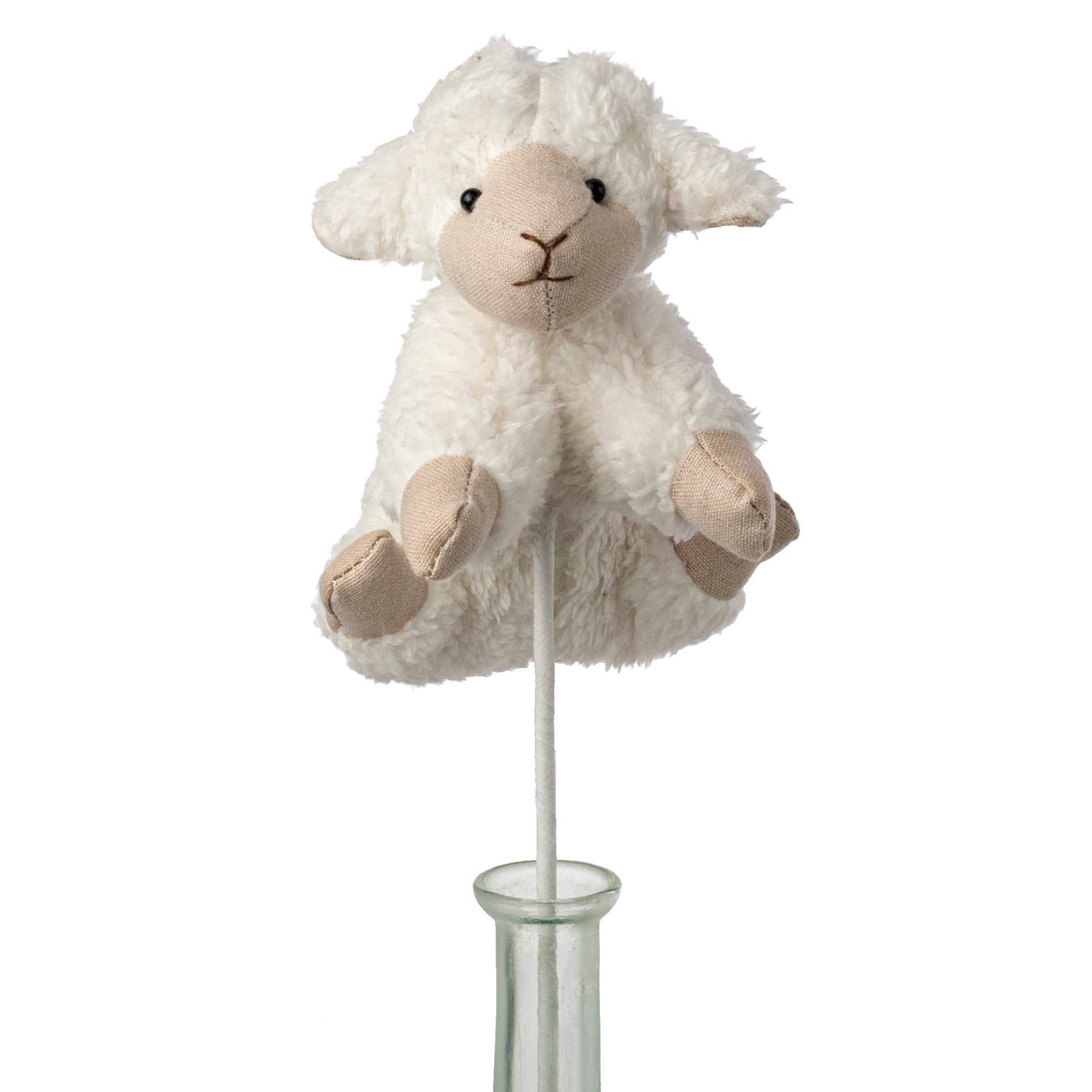 15" Lamb Pick: Cream