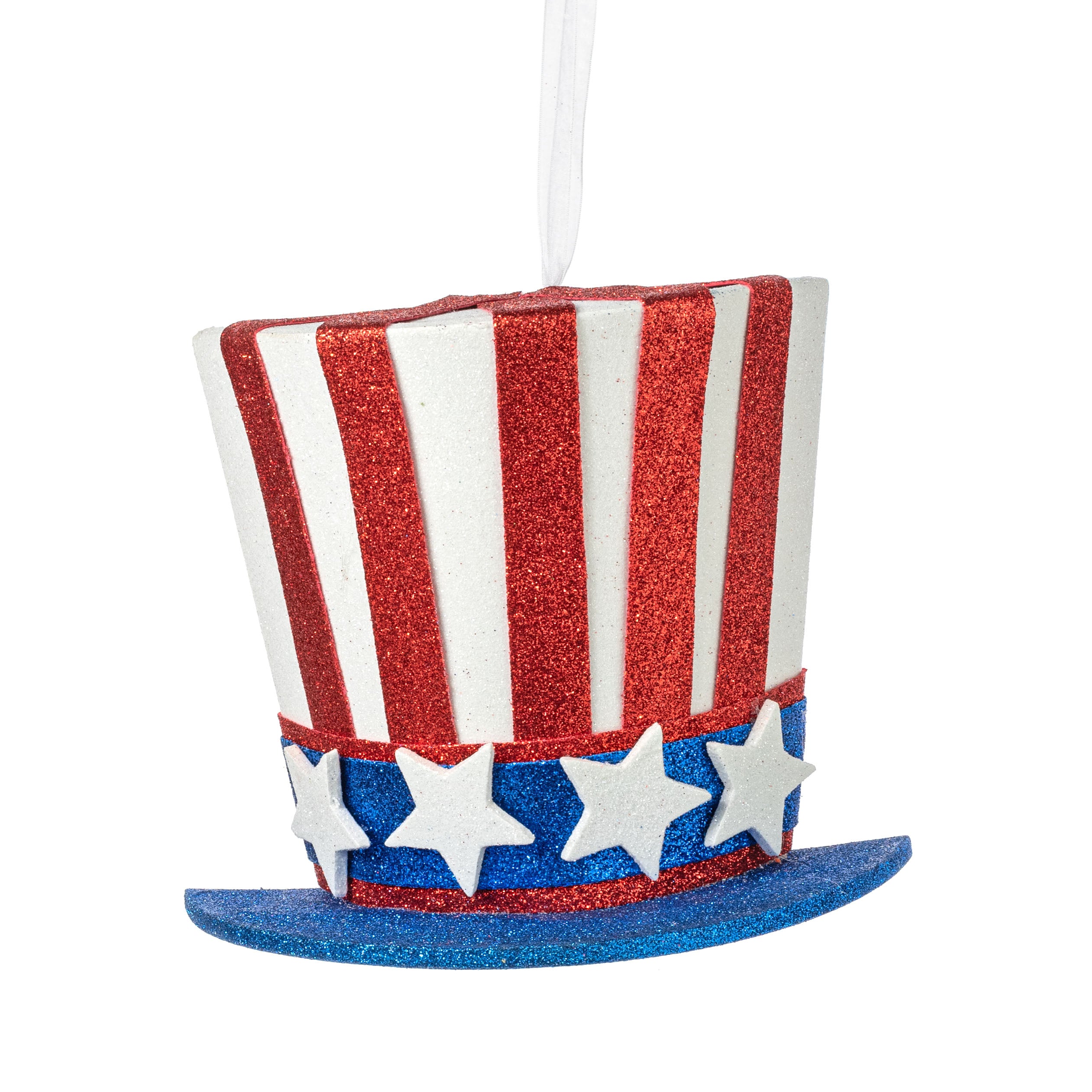9" Stars & Stripes Patriotic Half Top Hat Decor