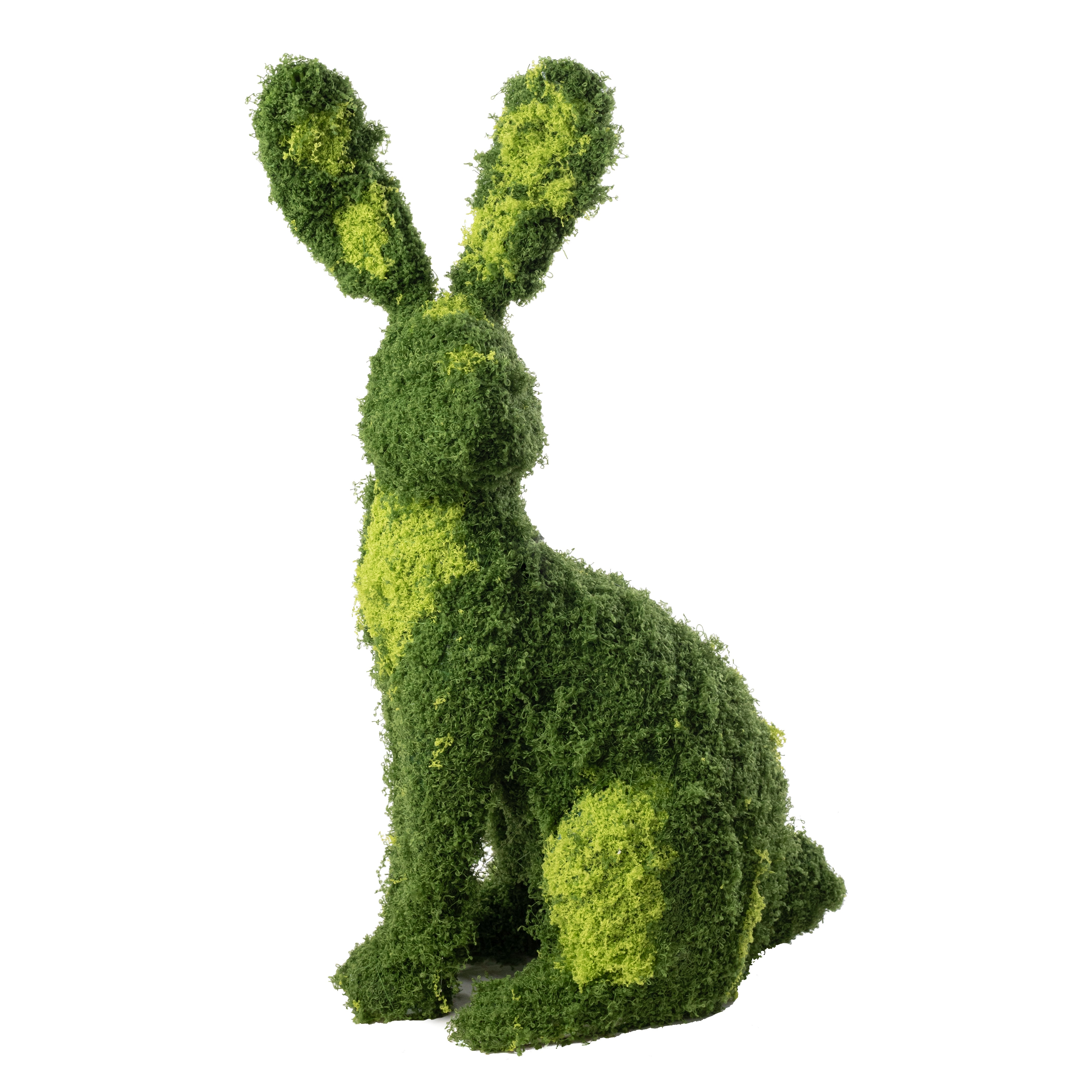 25" Mossy Easter Rabbit Decoration