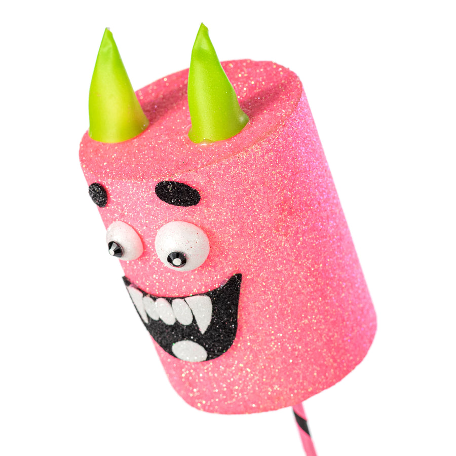 18" Evil Marshmallow Monster Pick: Pink