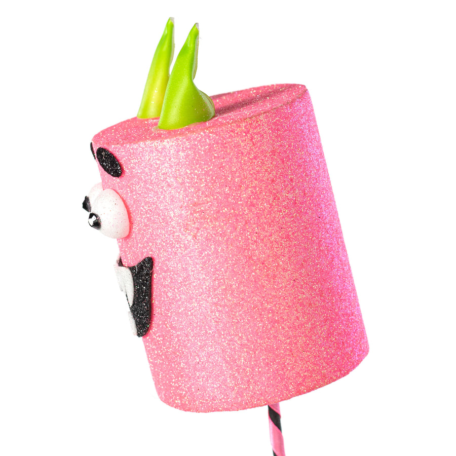 18" Evil Marshmallow Monster Pick: Pink