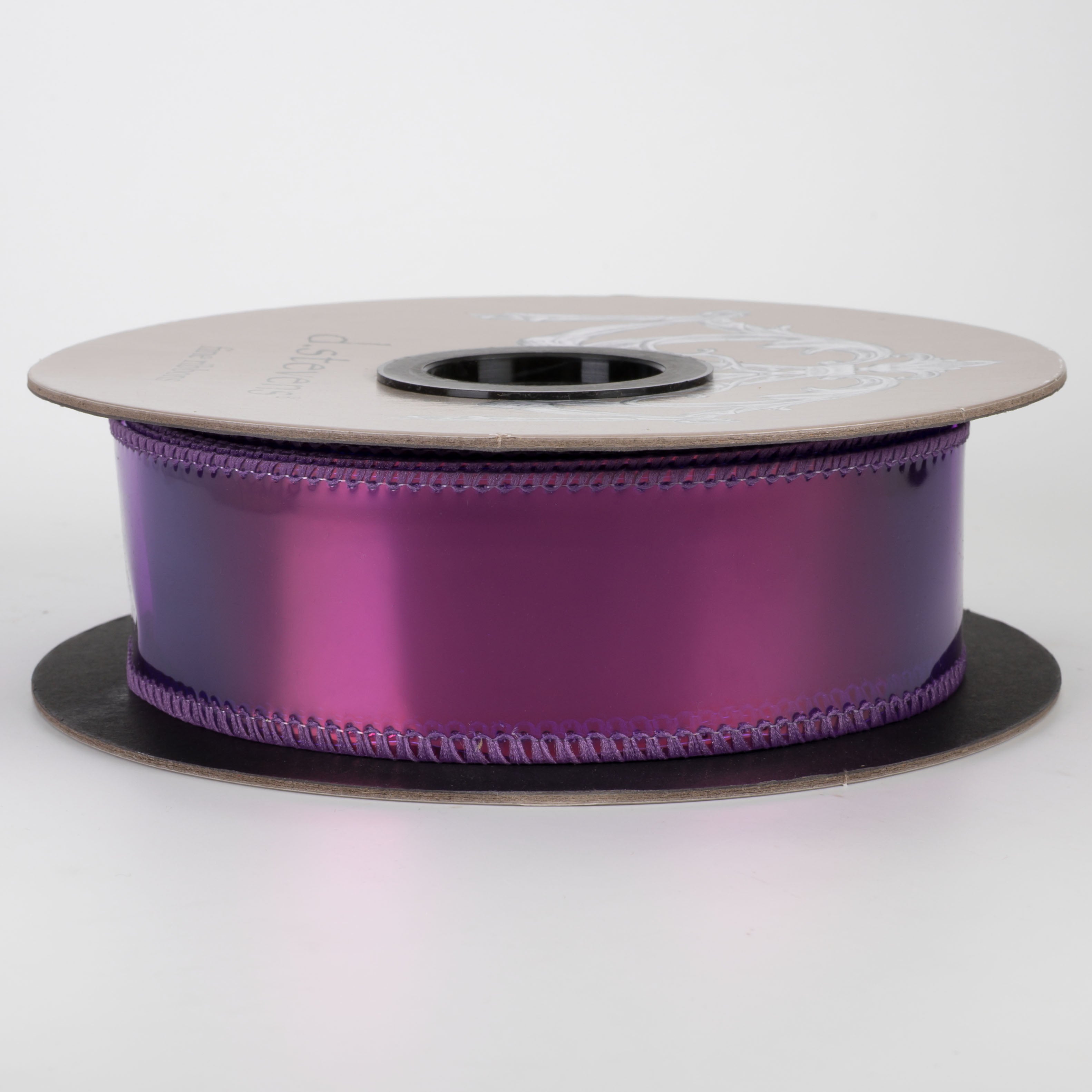 [D Stevens] 1.5" PVC Jelly Bean Ribbon: Iridescent Venturous Violet (1