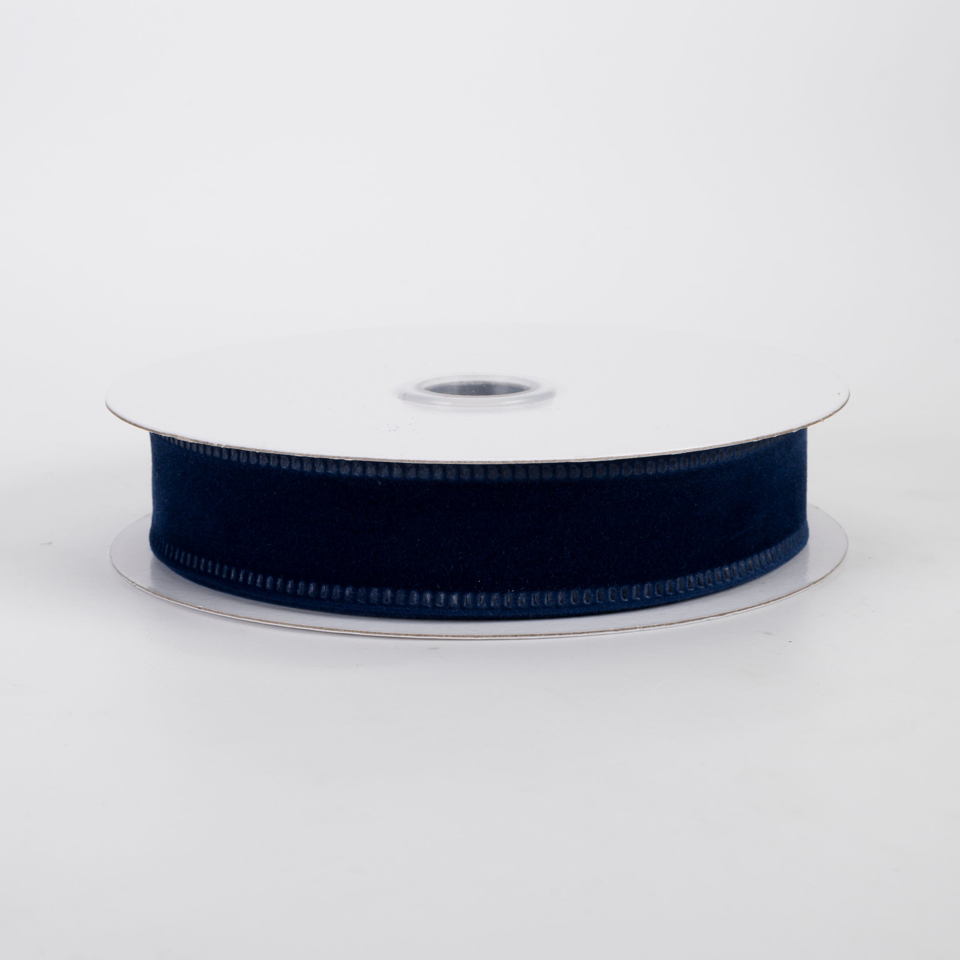 7/8" Value Velvet Ribbon: Navy Blue (10 Yards)
