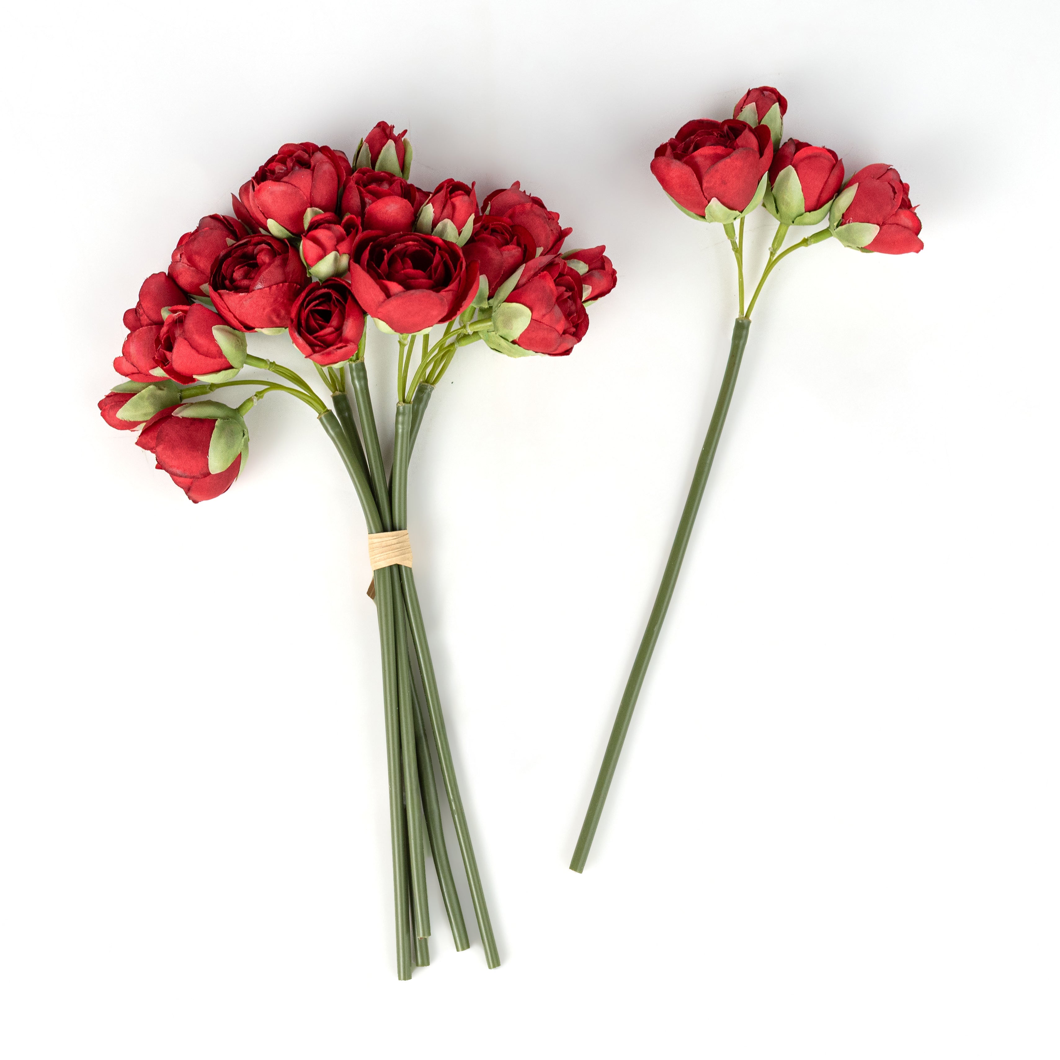 11" Mini Rose Bundle: Red