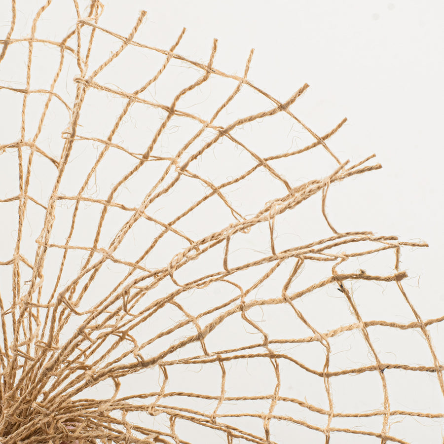 10" Jute Check Weave Mesh: Natural (10 Yards)