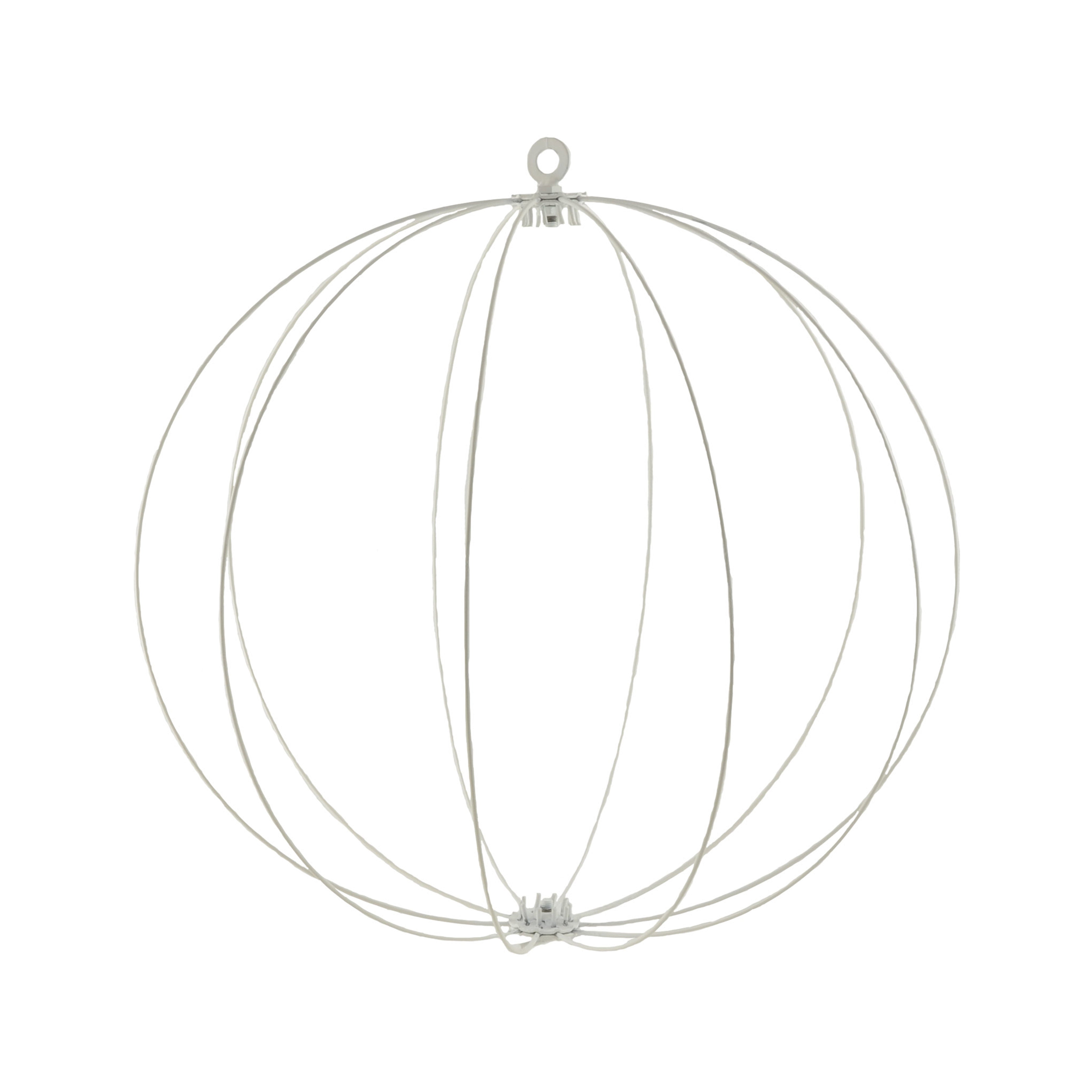 18" KD Wire Folding Ball: White