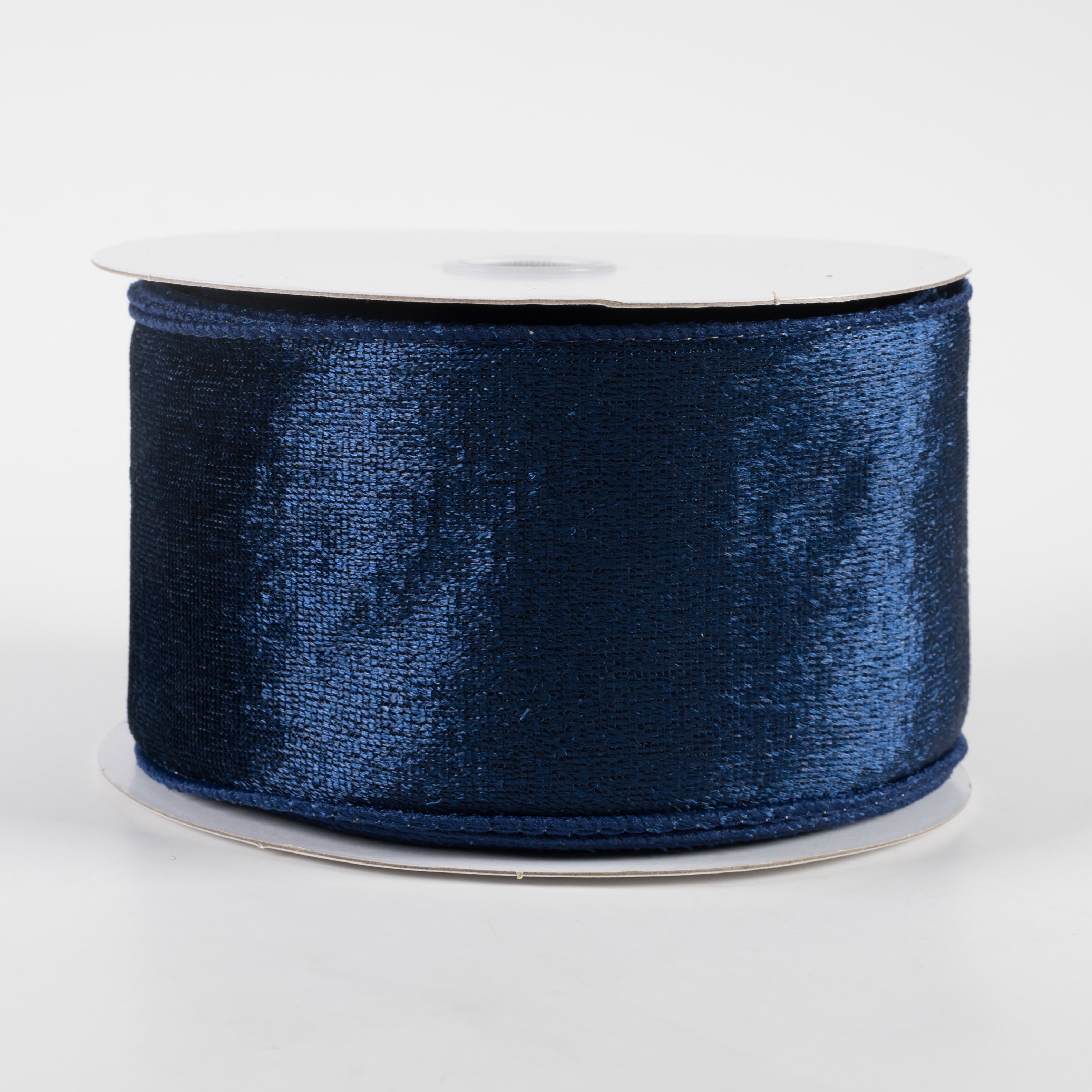 2.5" Lush Velvet Ribbon: Navy (10 Yards)