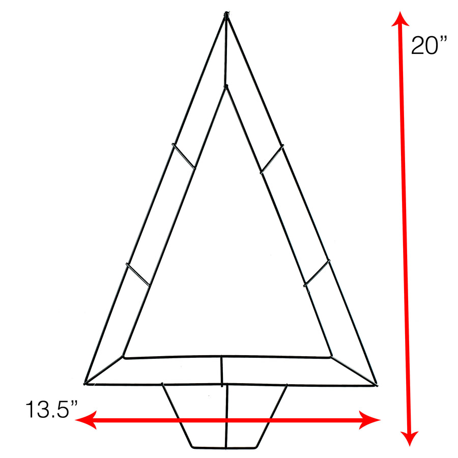 20" Metal Wire Open Tree Form