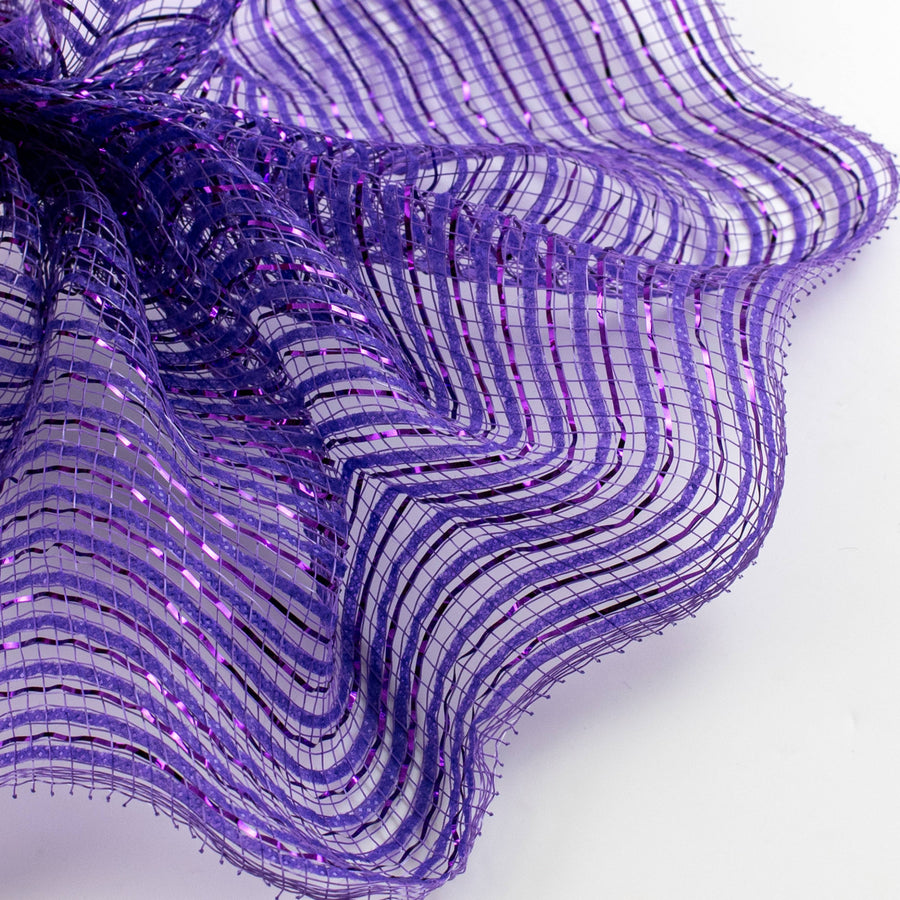 10" Metallic Breeze Mesh: Purple
