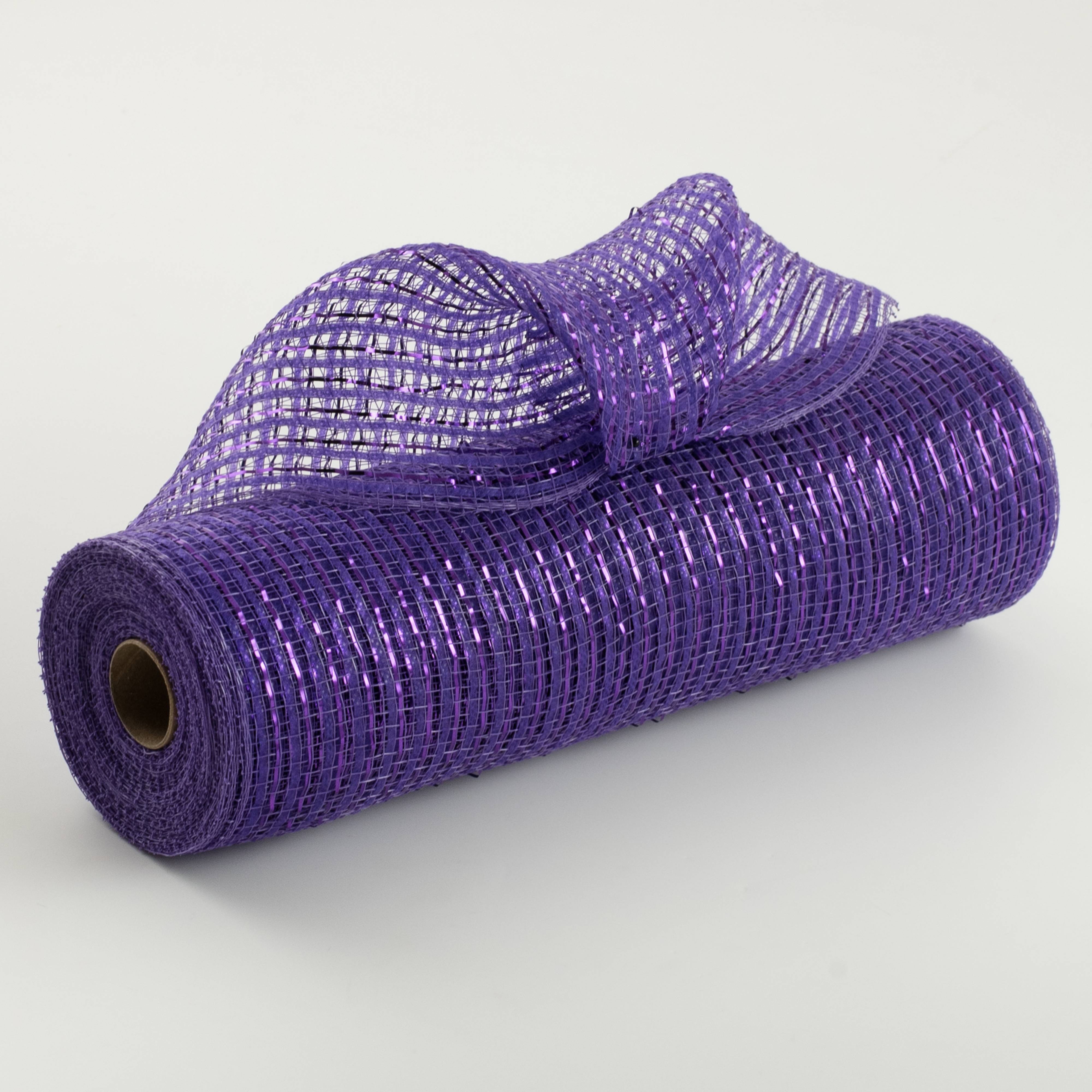 10" Metallic Breeze Mesh: Purple