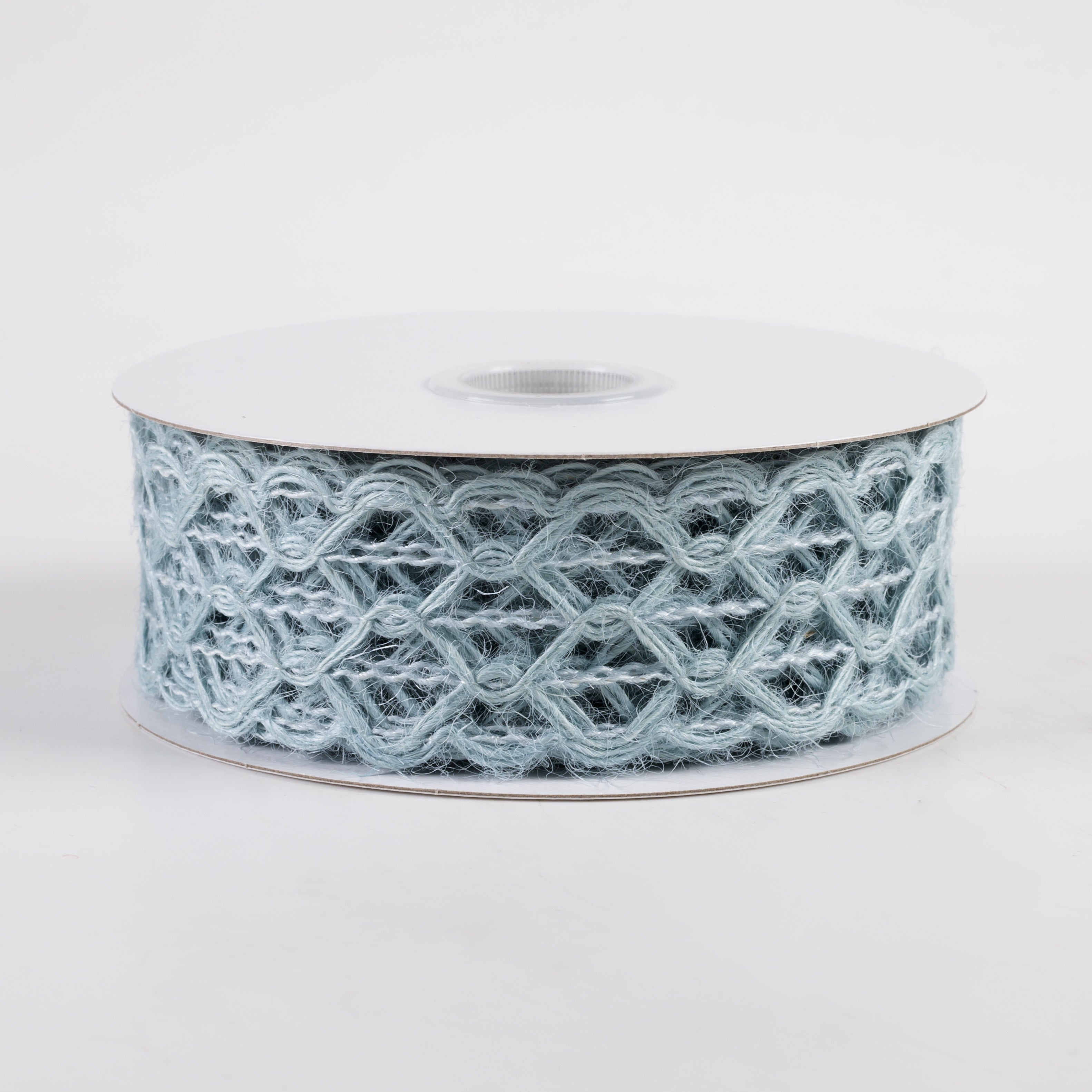 1.5" Open Weave Ribbon: Light Blue (10 Yards)