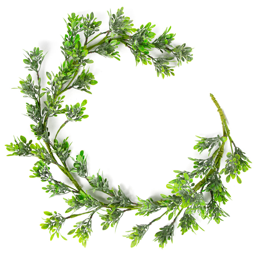 4' Oregonia Greenery Leaves Garland