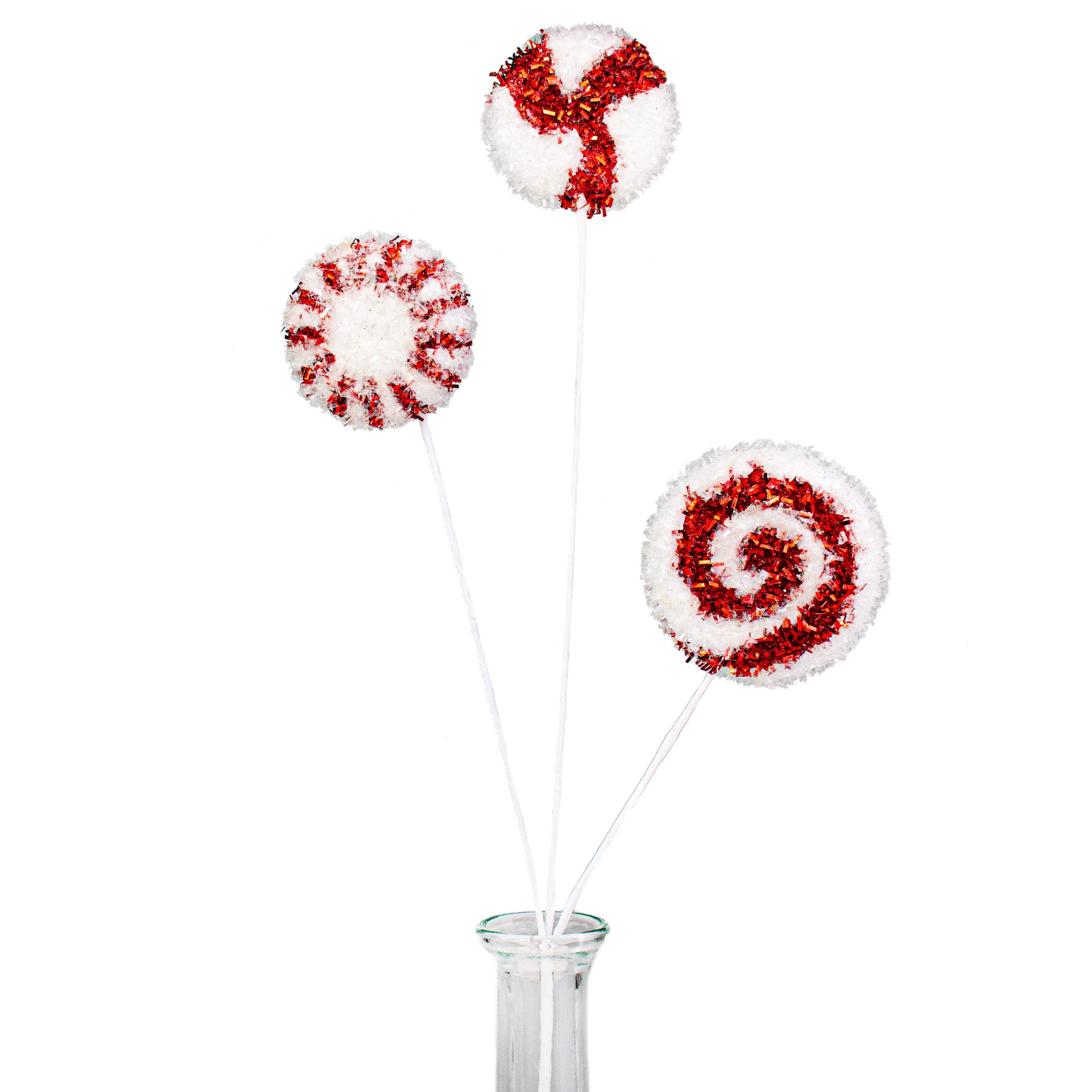 13" Peppermint Candy Spray
