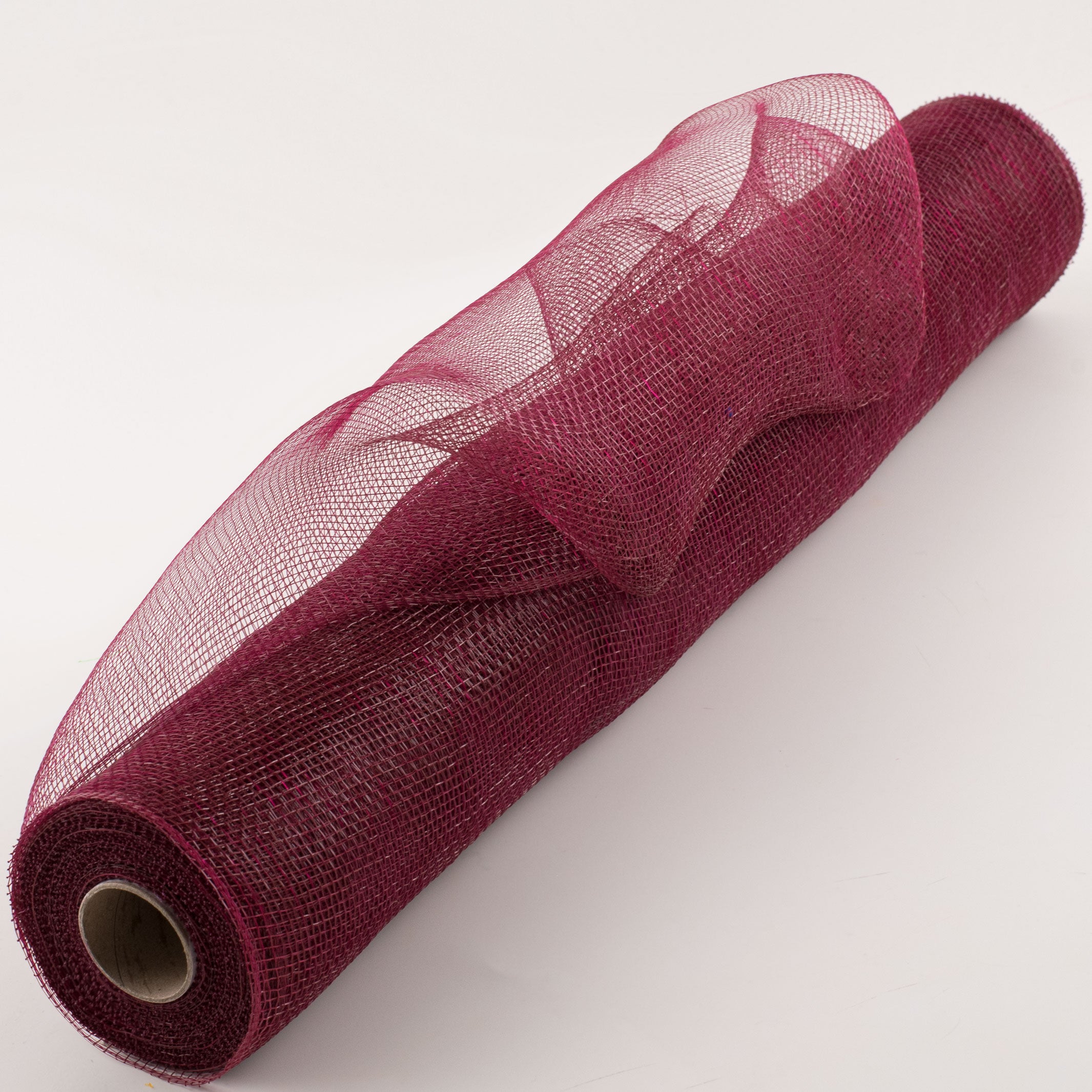 21" Poly Deco Mesh: Burgundy