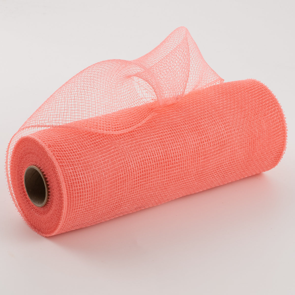 10" Poly Deco Mesh: Coral