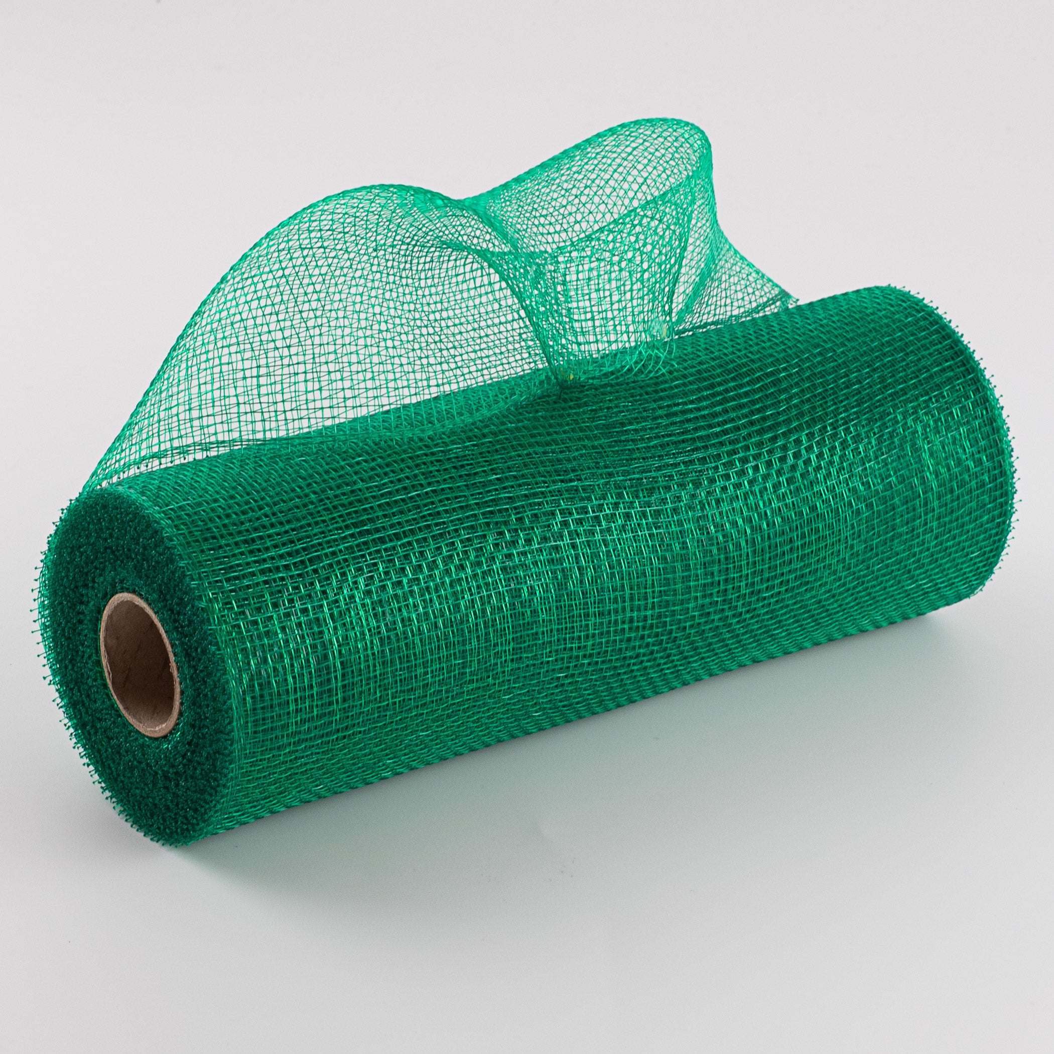 10" Poly Deco Mesh: Emerald Green