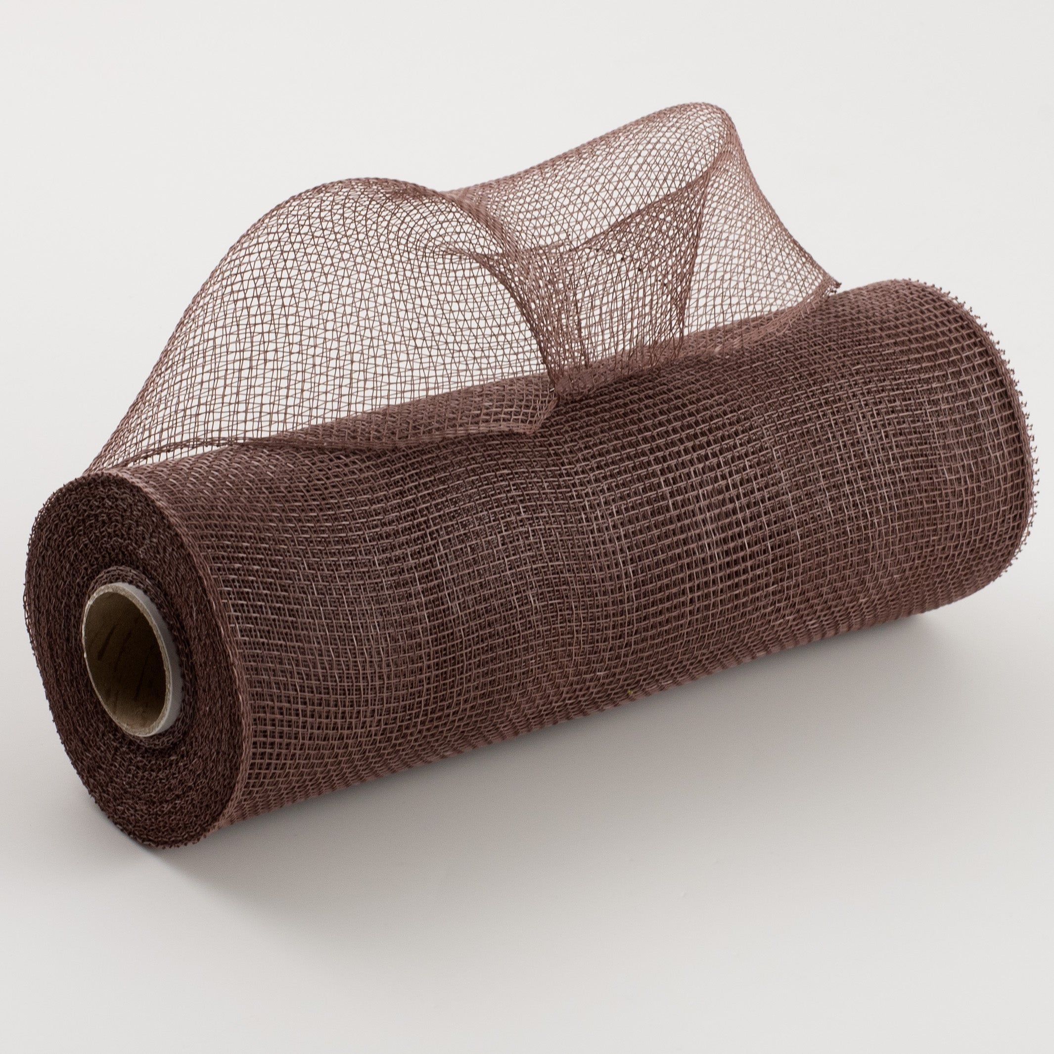 10" Poly Deco Mesh: Milk Chocolate