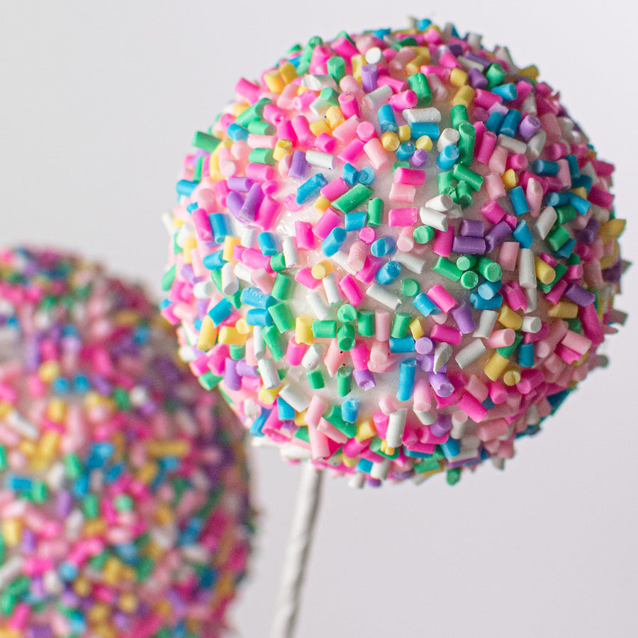 14" Sprinkle Cake Pop Pick: Multi