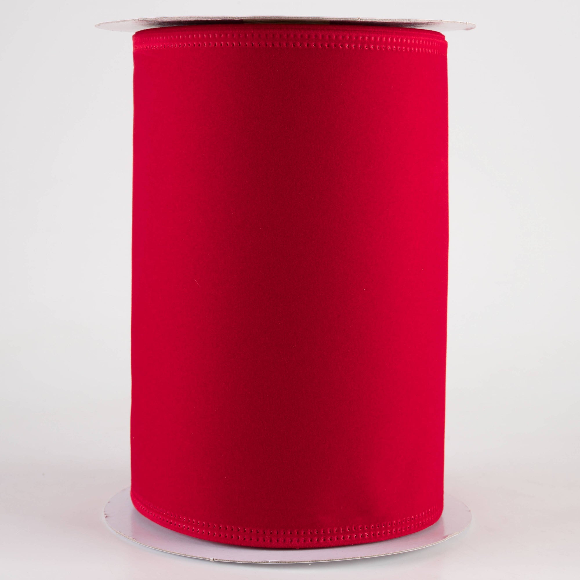 6" Value Velvet Ribbon: Bright Red (10 Yards)