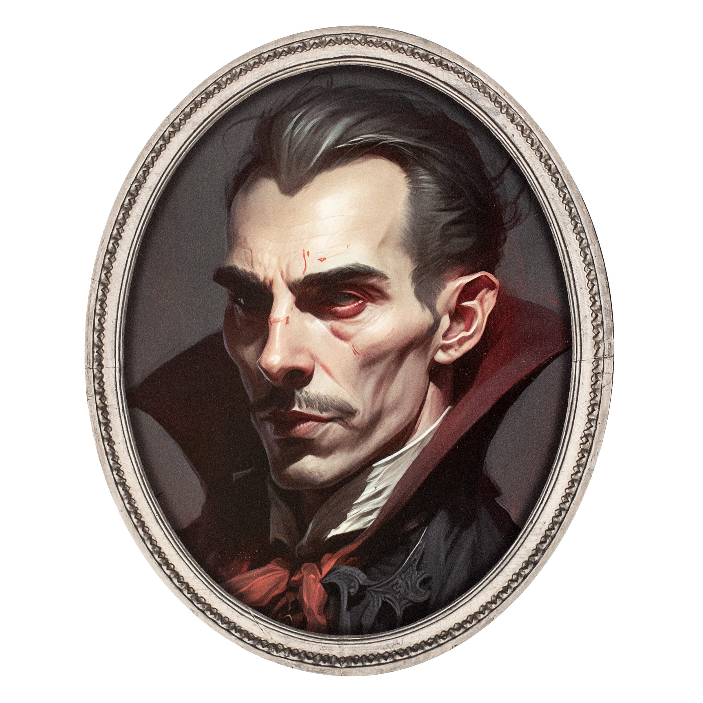 11" Waterproof Accent: Fright Frame Dracula