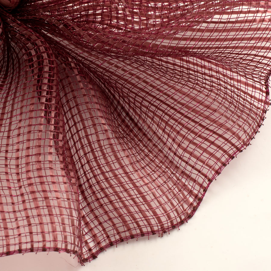 10" Wide Strip Mesh: Burgundy