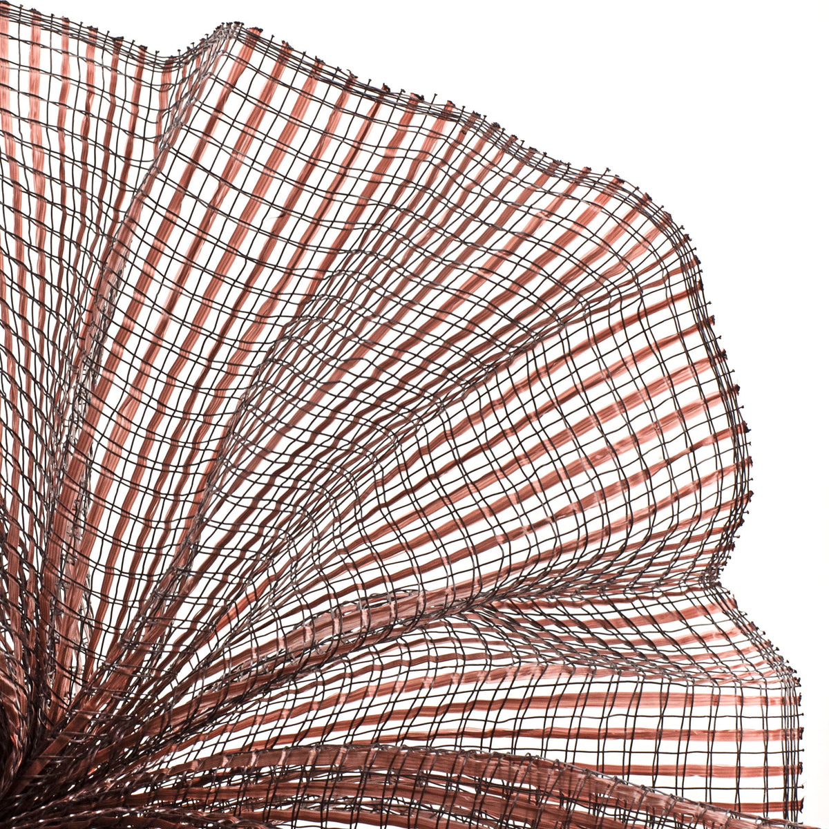 10" Wide Strip Mesh: Dark Brown