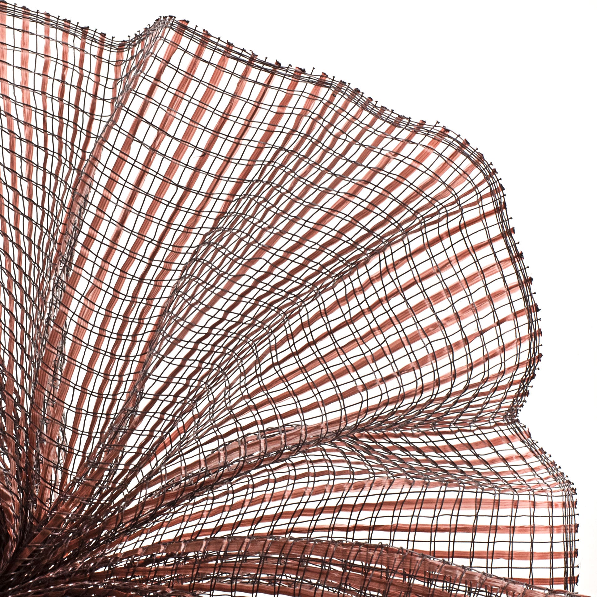 10" Wide Strip Mesh: Dark Brown