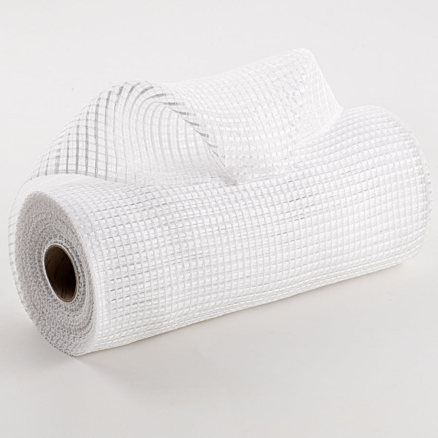 10" Wide Strip Mesh: White